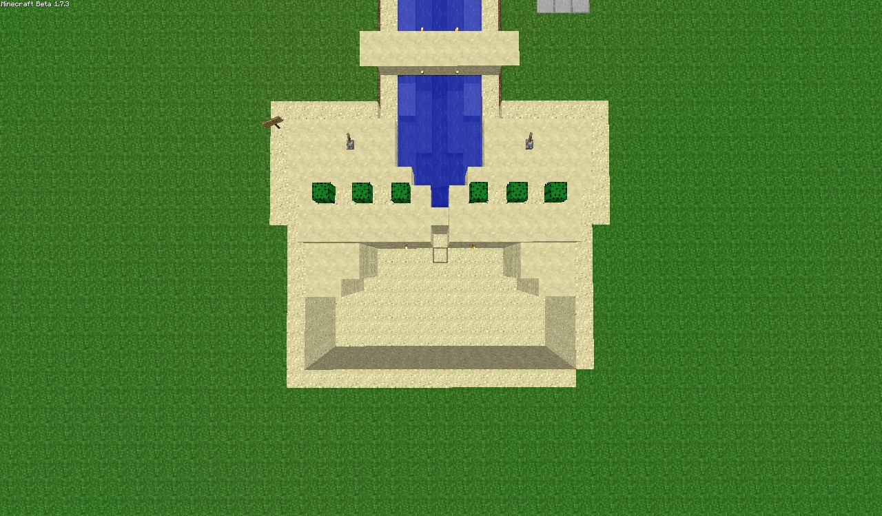 Minecraft Dam With Flood Gate (Pistons) Minecraft Map